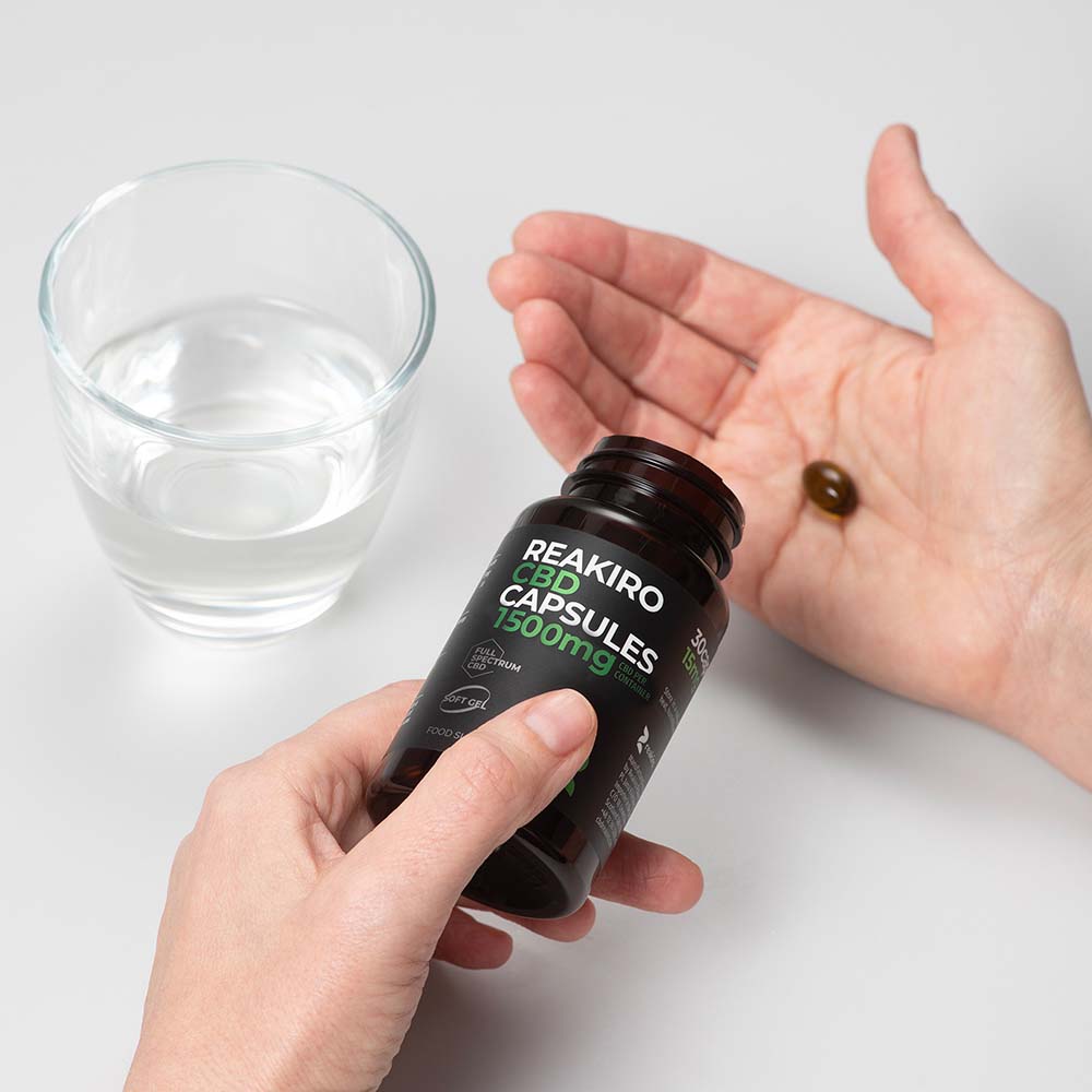 CBD Gel capsules 750mg 30pcs, 25mg per caps | Get 40% off – Reakiro UK